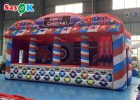 China Custom Inflatable Carnival Party Tent 6.6x2.8x3.65m PVC Commercial Blow Up Game Booth for Kids for sale
