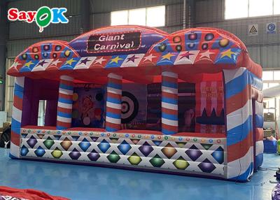 China Custom Inflatable Carnival Party Tent 6.6x2.8x3.65m PVC Commercial Blow Up Game Booth for Kids for sale
