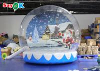 China Custom Inflatable Snow Globe Christmas Decoration 3m with Blower CE SGS for sale