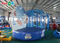 China 3m PVC Clear Dome Inflatable Bubble Tent Christmas Snowman for Event Advertising for sale