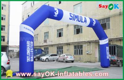 China Inflatable Start Finish Arch 8m PVC Outdoor Sports Event Arch with Blower for sale