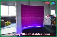 China Inflatable Photo Booth with LED Wall 2.5x2.5x2.5m Oxford Cloth for Party Wedding Event for sale