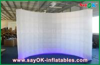 China Inflatable Photo Studio White 3x2m LED Bottom Light Inflatable Booth for Rental Events for sale