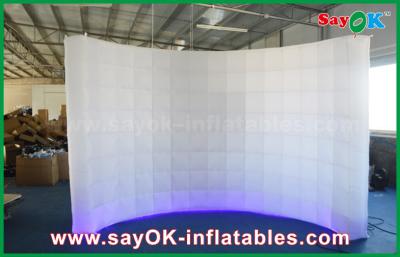 China Inflatable Photo Studio White 3x2m LED Bottom Light Inflatable Booth for Rental Events for sale