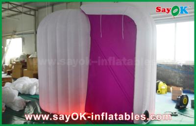 China Inflatable Photo Studio Purple Dome Igloo Tent 3m x 2m x 2.3m Photobooth with Blower for sale