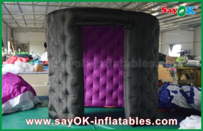 China Inflatable Photo Booth Tent Oval Rounded Igloo 2.4x2.4x2.5m 210D Oxford Cloth 2 Doors for sale
