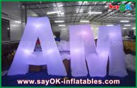 China Custom Inflatable LED Letter Model Decoration for Wedding Party 190T Nylon with Colorful Lights for sale