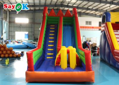 China Commercial Inflatable Water Slide Bouncer 0.55mm PVC Anti UV Water Resistant for Playground for sale