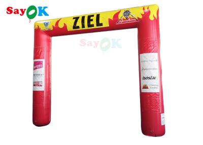 China Custom Square PVC Tarp Inflatable Arch 4.2x3.6x0.6m for Event Advertising Wedding for sale