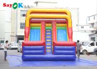 China Commercial PVC Inflatable Bouncer Slide for Kids 0.55mm Thickness Custom Size for sale