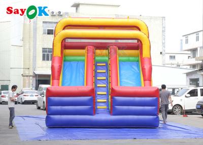 China Commercial PVC Inflatable Bouncer Slide for Kids 0.55mm Thickness Custom Size for sale