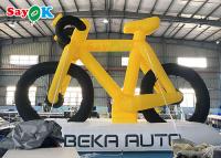 China Custom Inflatable Bicycle Promotional Model 110V 220V Oxford Cloth Advertising Display for sale