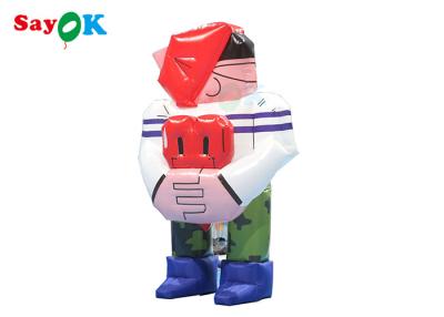 China 4.5m Inflatable Cartoon Character Mascot Model for Birthday Parties Custom PVC for sale
