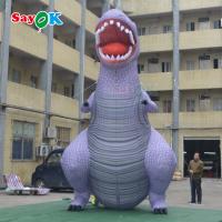 China Inflatable T-Rex Dinosaur 5m Tall Oxford Cloth Christmas Advertisement Model for sale