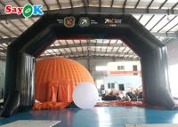 China 12M Inflatable Arch Bicycle Inflatable Finish Line Arch Custom Printed Logo for sale