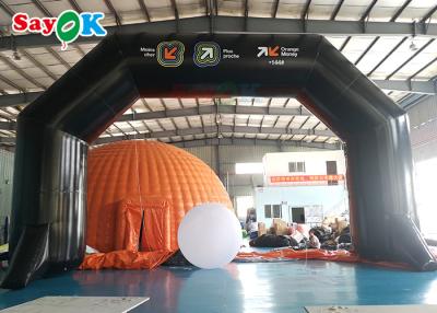 China 12M Inflatable Arch Bicycle Inflatable Finish Line Arch Custom Printed Logo for sale