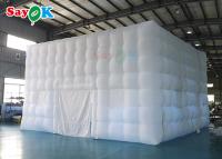 China Inflatable Marquee Tent 8x8x5m with LED Lights Outdoor Event Tent for Party Wedding for sale