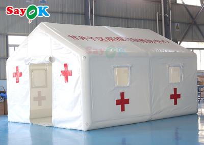 China Inflatable Medical Shelter Tent 5x4m Emergency Rescue Tent PVC Tarpaulin for sale