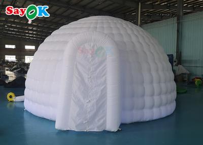 China White Inflatable Bubble Tent Dome 6x5x3.2mH Outdoor Camping Planetarium for sale