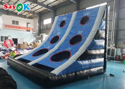 China Giant Inflatable Football Dart Board Game 2m PVC Soccer Target for Party Sports for sale
