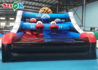 China Inflatable Basketball Game 4x4x3m PVC Tarpaulin Blow Up Shooting Table for Kids Sports for sale