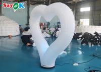 China Giant Inflatable Heart Balloon Wedding Decoration with LED Light 1.5m 2.0m for sale