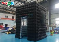China Inflatable Photo Booth Tent 2.5m with Blower and LED Lights for Wedding Event for sale