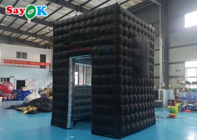 China Inflatable Photo Booth Tent 2.5m with Blower and LED Lights for Wedding Event for sale