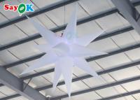 China 2m Inflatable Hanging Star Decorative Lamp with 16 Color LED and Remote Control for sale