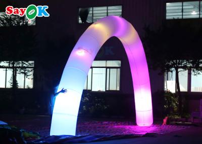 China Sayok PVC Inflatable Archway with Built-in LED Lights 8x4m for Events Advertising for sale
