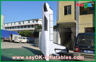 China White Oxford Cloth Custom Inflatable Aircraft Model for Event Advertising 210D for sale