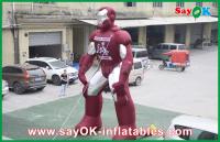 China Custom Inflatable Cartoon Character Hero 2m High Durable 210D Oxford for Event for sale