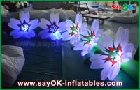 China Nylon Inflatable Lighting Decoration Flower Chain For Wedding And Event for sale