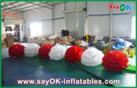 China Custom Inflatable Petunia Flower Chain with LED Lights for Wedding Stage Decoration CE for sale