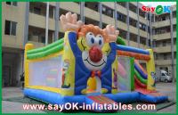 China 0.55mm PVC Clown Inflatable Bouncy Castle 4x4m for Kids Play Center for sale