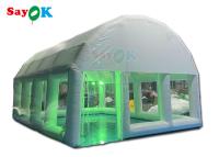 China Inflatable Swimming Pool Cover Dome 0.55mm PVC Air Tent Clear Airtight for Pool for sale