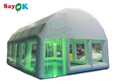 China Inflatable Swimming Pool Cover Dome 0.55mm PVC Air Tent Clear Airtight for Pool for sale