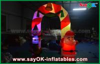 China Custom Inflatable Arch 6x3m with LED Light for Events and Advertising for sale