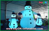 China Oxford Cloth Inflatable Giant Christmas Snowman 5M Holiday Party Decoration for sale