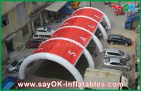 China Red White Inflatable Work Tent 4m x 4m Customizable Exhibition Event Gate for sale