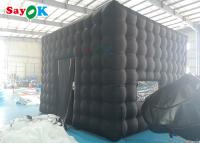 China Inflatable Cube Tent Marquee Party Camping LED Tent with Blower 3x3m Custom for sale