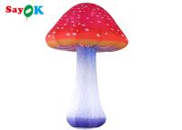 China 4m Inflatable Mushroom LED Decoration 210D Oxford Cloth Advertising Model for Events for sale