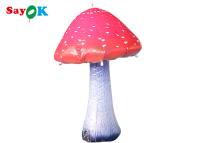 China Outdoor Advertising Led 1m Large Inflable Mushroom For Easter for sale