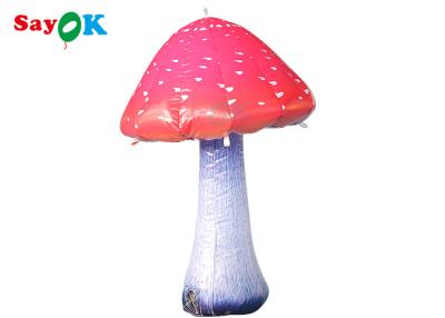 China Outdoor Advertising Led 1m Large Inflable Mushroom For Easter for sale