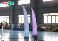 China Custom Inflatable LED Pillar Lamp Wedding Decorative Lighting Tube 1.5m for sale