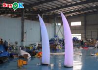 China ROHS Inflatable Lighting Decoration 3m Crescent Cone for sale