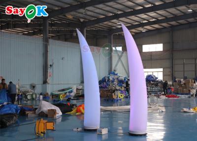 China ROHS Inflatable Lighting Decoration 3m Crescent Cone for sale