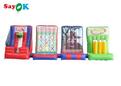 China Custom Inflatable Sports Games 0.55mm PVC Tarpaulin Team Building Interactive Play for sale