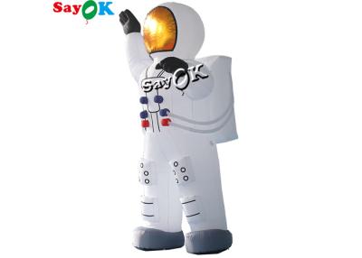China 4m 13ft White Inflatable Astronaut Spaceman for Science Museum Decoration for sale