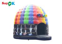 China Commercial PVC Inflatable Air Tent with LED Light 0.55mm Tarpaulin Party Tent for sale